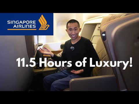 Singapore Airlines Business Class Full Flight Review B777 (LA To Tokyo Narita)