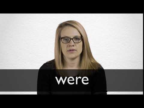 WERE definition and meaning | Collins English Dictionary