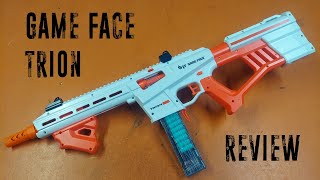 Blasterová puška Game Face Trion na pěnové náboje červená | Zbrane ...
