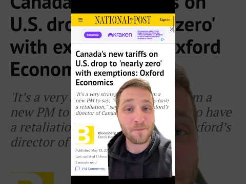 Carney QUIETLY Drops Tariffs Against the US—‘ELBOWS UP’ Was a LIE