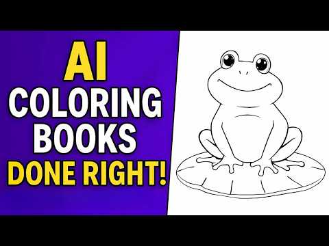 AI Coloring Books: The REAL Way! Step-by-Step with FREE Tools