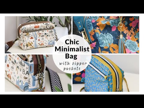 Chic Minimalist Bag featuring the Stewart Pattern!