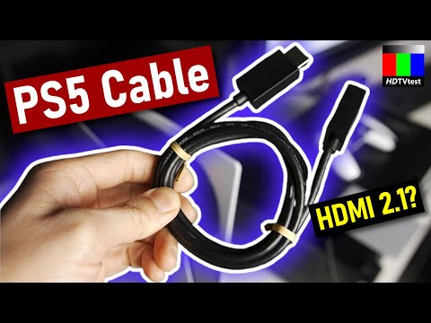 Is the HDMI Cable Included with Sony PS5 Really HDMI 2.1? Tested!