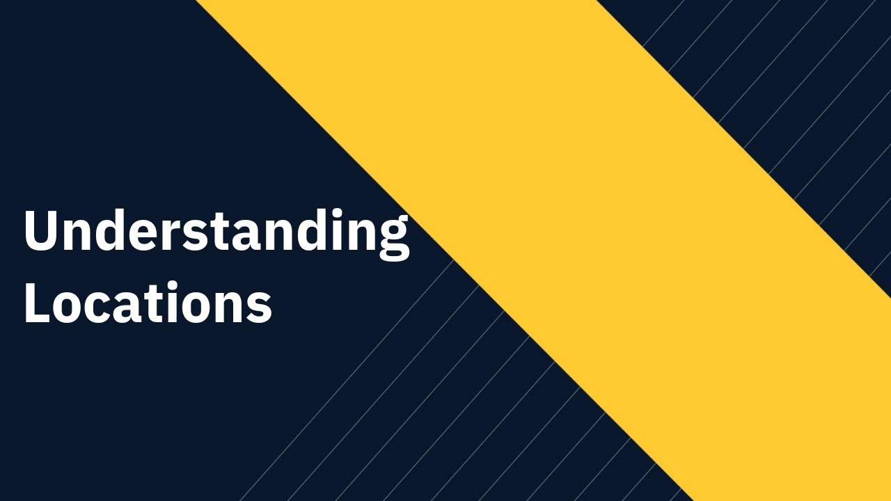 Project Settings - Locations