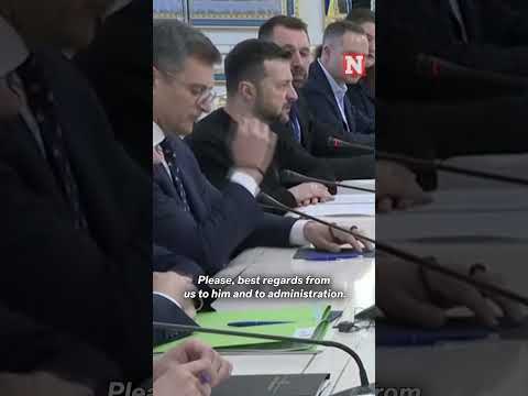 Ukrainian President Zelensky Thanks U.S. For Aid Package