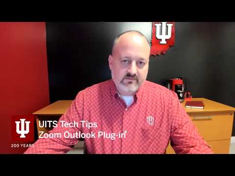 UITS Tech Tips: Zoom Outlook plug-in