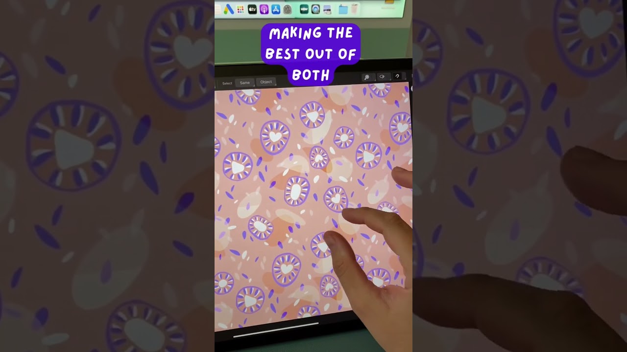 Repeat Pattern Design in #procreate & #affinitydesigner #vector #pattern