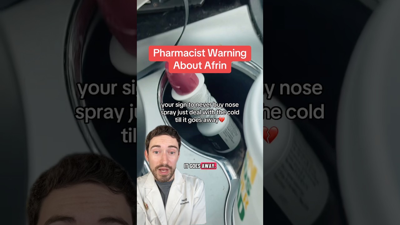 IMPORTANT information you need to know about Afrin! Pharmacist Reviews #afrin #nasalcongestion