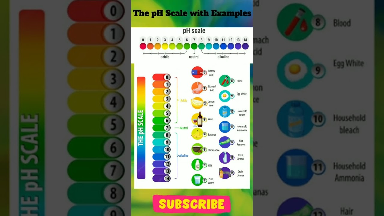The pH Scale with Examples