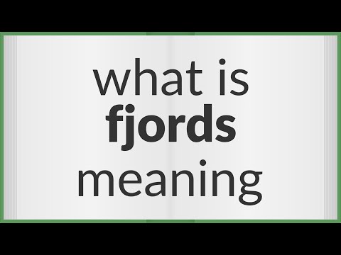 Fjords | meaning of Fjords