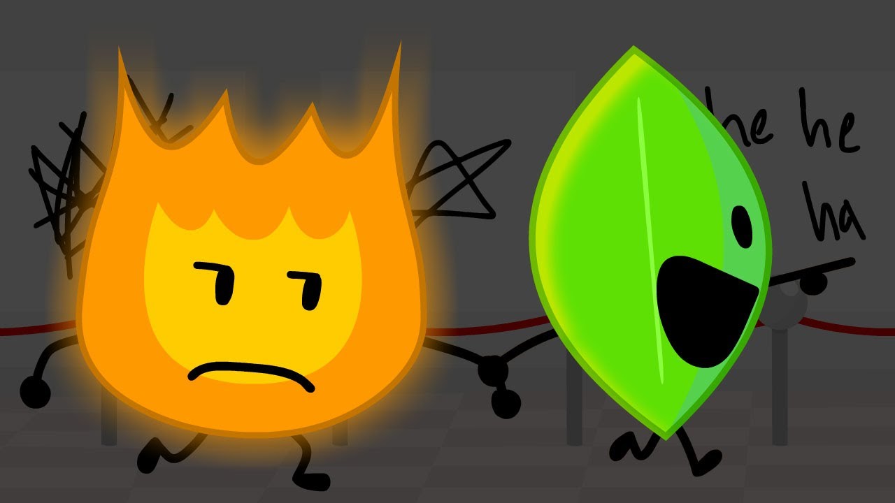 Firey and Leafy go to an Art Gallery | BFDI Animation