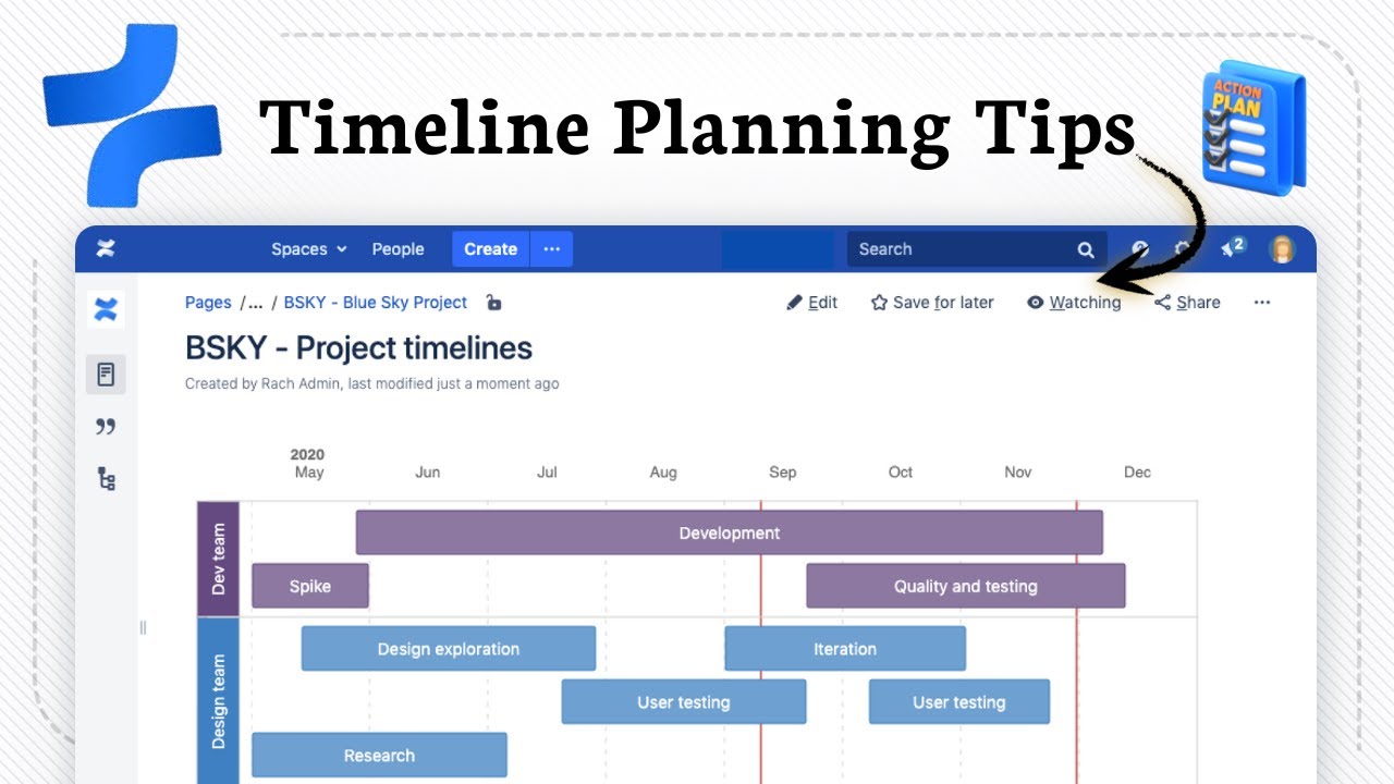 How to Create Project Timelines in Confluence (organize project dates)