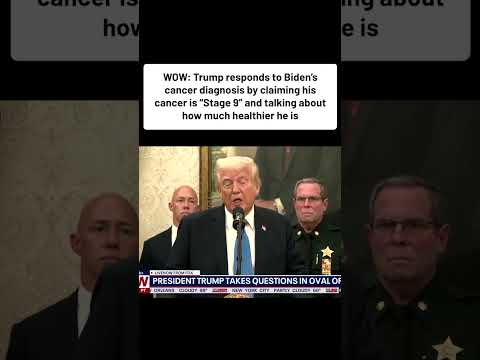 Trump says that Biden has “stage 9” cancer 🤦♂️