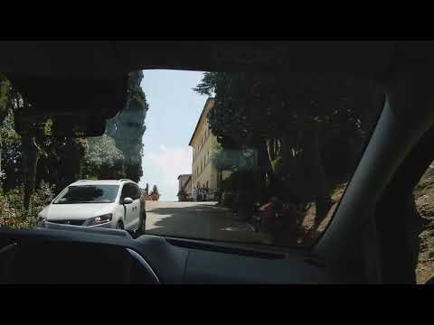 Approach to Castello di Casole, Belmond Hotel