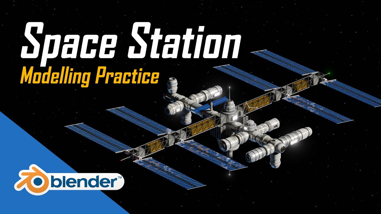 Space Station | Blender 3D Modelling Practice