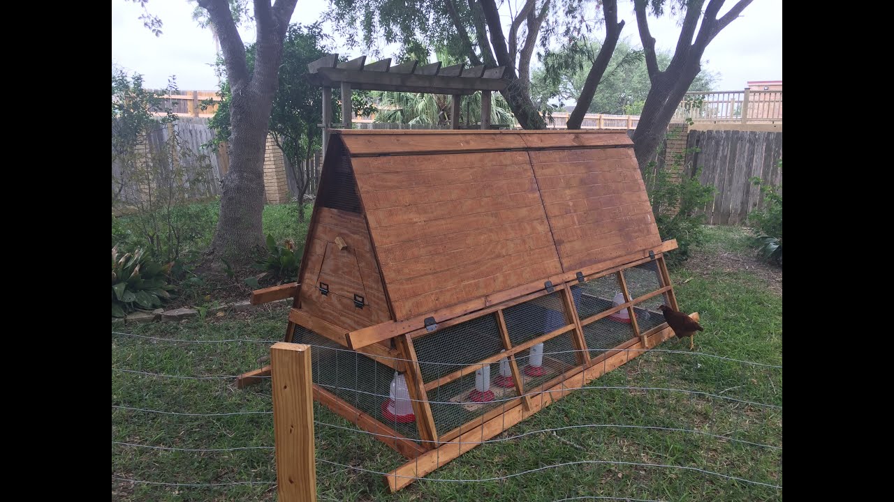 E08 My New A-Frame Chicken Tractor