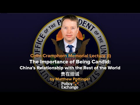 The Importance of Being Candid: China’s Relationship with the Rest of the World
