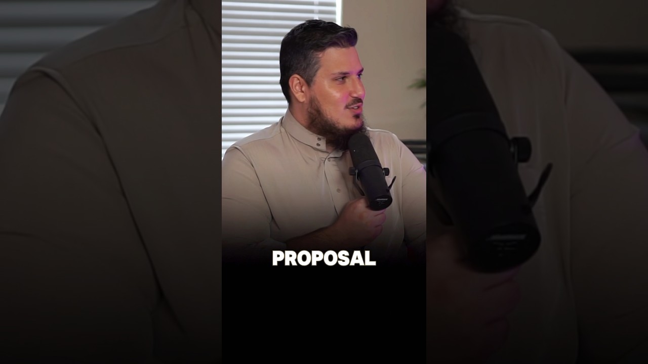 Daniel Haqiqatjou’s ROMANTIC Proposal to WIFE ❤️ #muslim #marriage #proposal #islam