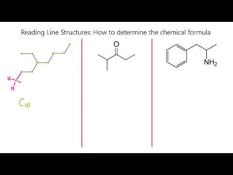Reading Skeletal Line Structures (Organic Chemistry), Part 1