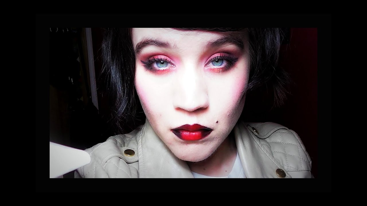 Burlesque Gothic Pin Up Inspired Make Up Tutorial
