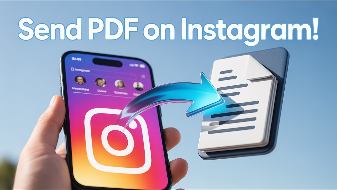 How to Send Pdf in Instagram