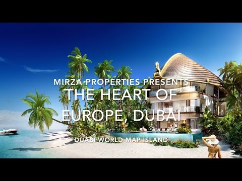 The Heart Of Europe at Dubai World Map Island | Mirza Properties