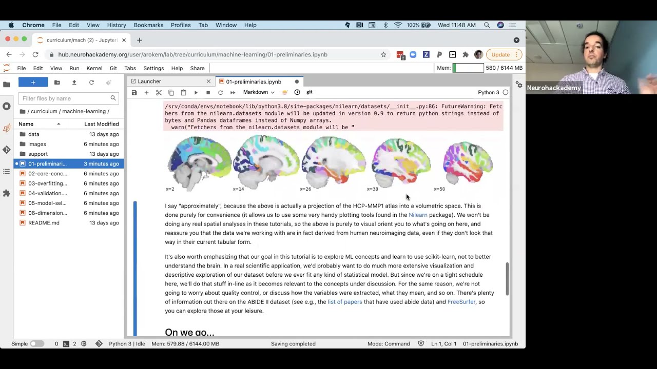NeuroHackademy 2021: Machine learning in Python