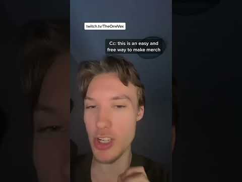 Free merch creator for your streams✨ My twitch: TheOneVex #shorts #tiktok #fyp #tips #stream #twitch