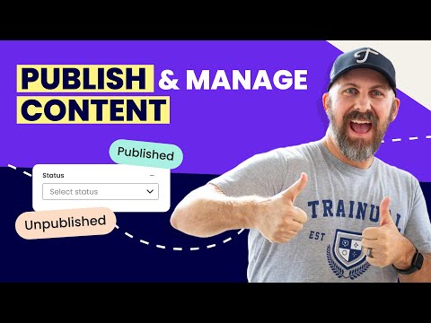 How to Publish and Manage Content Using Statuses in Trainual
