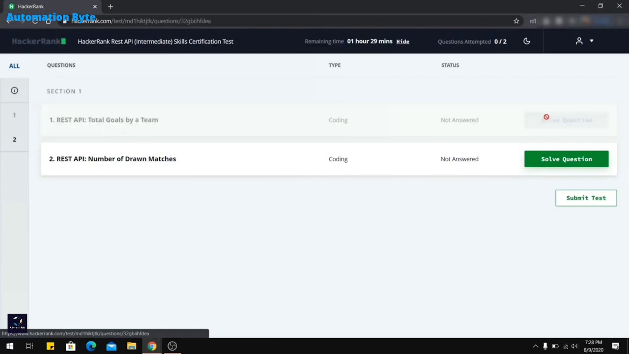 Hacker Rank Free API Certification Solution #Hackerrank #API #Free #Certifications #Python #Java