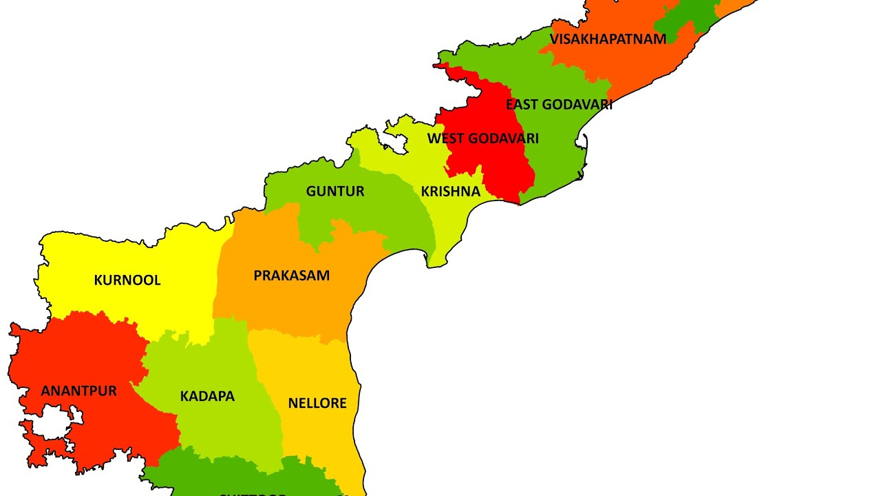 district map of andhra paradesh.|| political map #map #trending #deepwritting #andhrapradesh