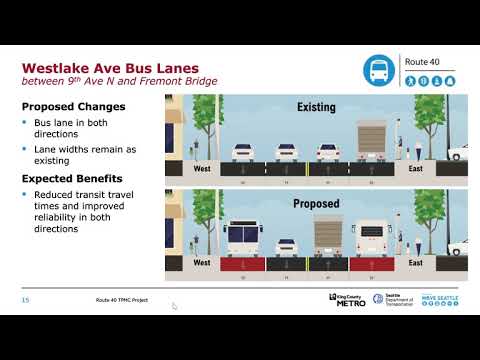 Route 40 online open house – Seattle Transit Blog