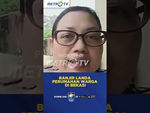 Banjir Landa Perumahan Warga di Bekasi #shorts