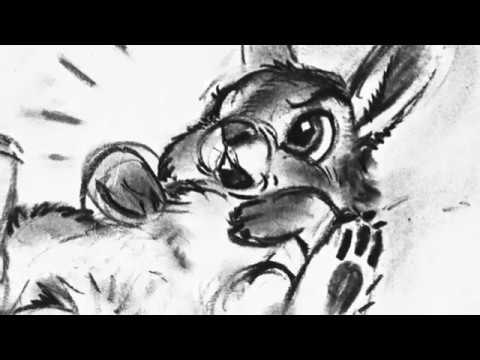 Cassie as "Thumper" in the bonus features of Bambi's 75th Anniversary