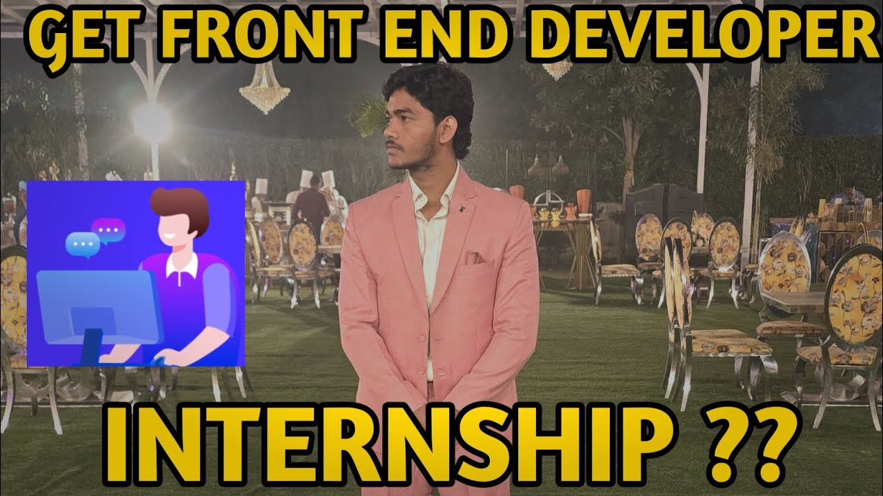 how I get my first paid frontend developer internship in start-up 2025 | how to get front-end job