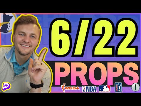 Best PrizePicks Prop Bets for June 22, 2025: MLB, WNBA, NBA & PGA Top Picks!