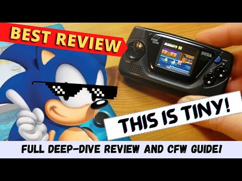 Sega Game Gear MICRO Review, with ADDING MORE GAMES GUIDE!
