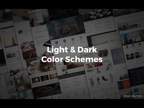 Easy Dark & Light Color Scheme Editing | Canvas HTML