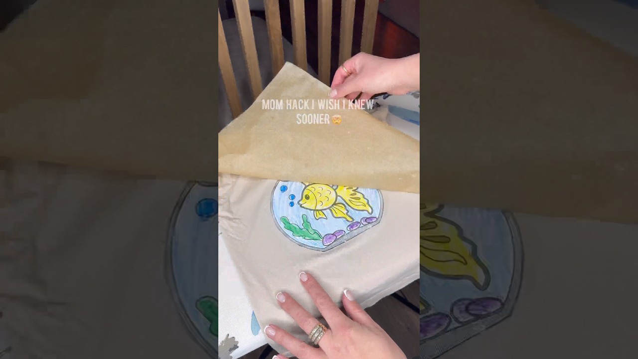 Before you throw away artwork, watch this 🥺#DIY #MomHack #Perfect #FirstTimeMom #viralshorts