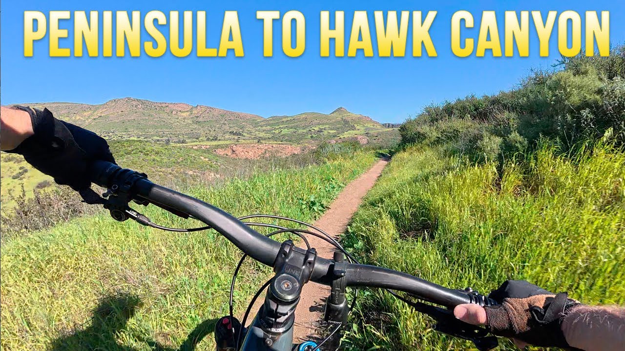Peninsula Loop to Hawk Canyon Trail - Hill Canyon Trail Area - Mountain Biking