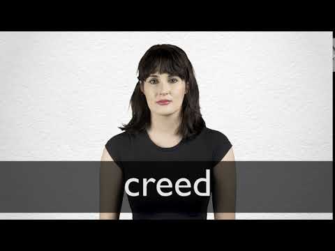 How to pronounce CREED in British English