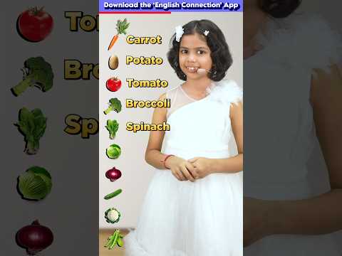 10 Vegetable???? Names in English, Kids English Practice, Adi Keshari Connection #shorts