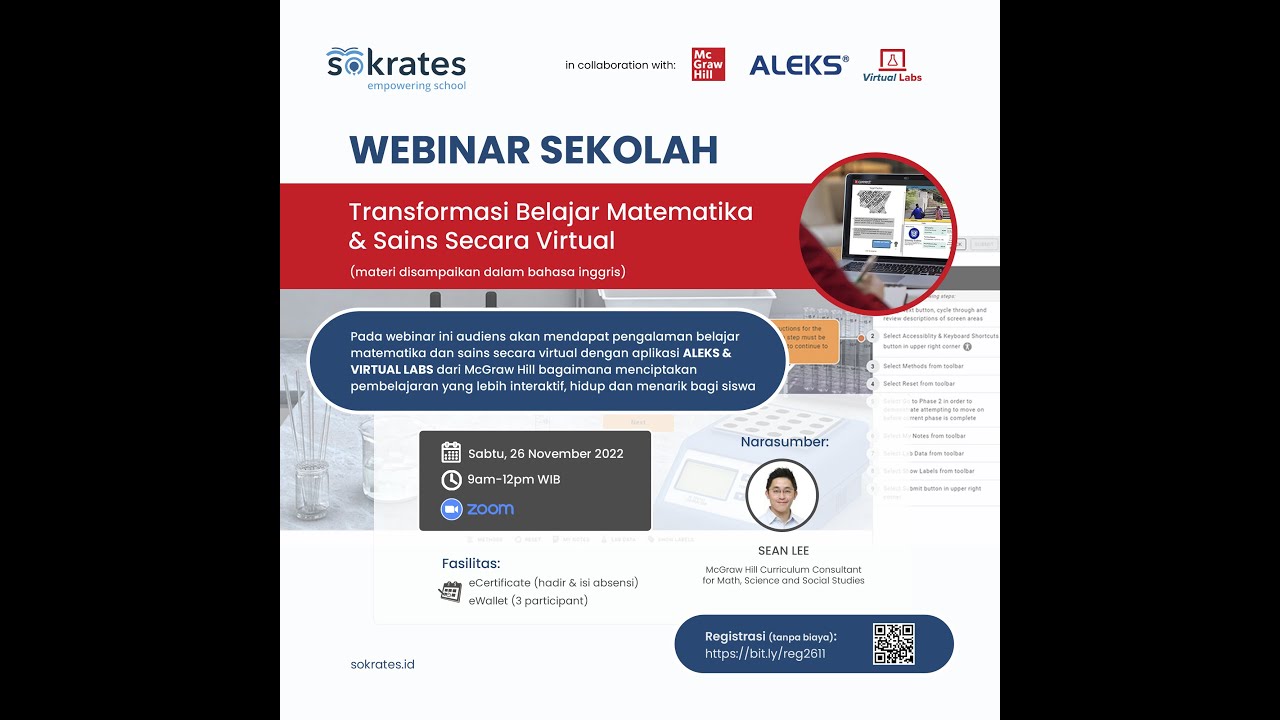 Webinar McGraw Hill: Transformasi Belajar Matematika dan Sains Secara Virtual