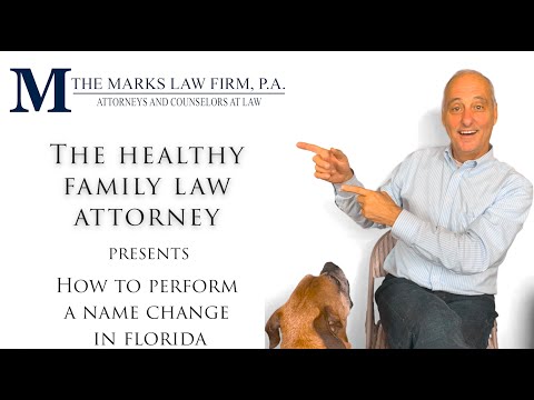 How to Perform a Name Change in Florida | The Marks Law Firm