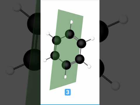 How many planes of symmetry does benzene have?