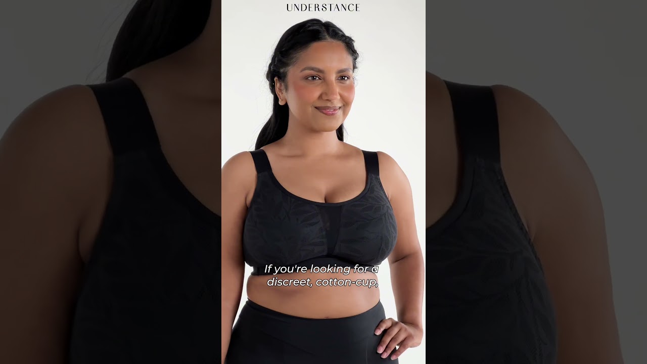 Ginger Wireless Smooth Lace Full Coverage Bra | Understance