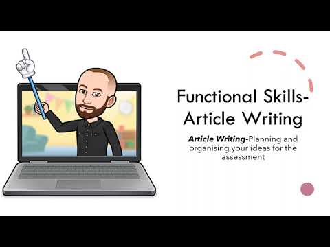 Article Writing: GCSE and Functional Skills