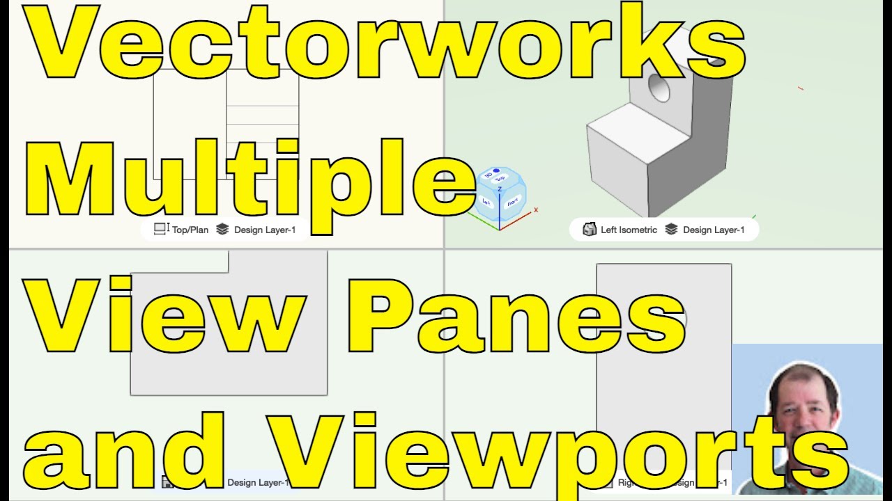 Vectorworks Multiple View panes and Viewports
