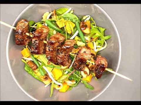 Teriyaki beef salad recipe