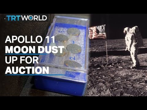 Moon dust sample from Apollo 11 mission up for auction